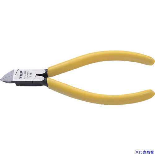 オレンジブック トラスコ中山　TRUSCOトップ工業(TOP) プラスチックニッパ(バネ付・ラウンド刃) ストッパー付 125mm 〔品番:PLN125R〕[ 注番:7228694]特長●刃部の肉厚を薄くしてあり、プラスチック部品のゲート切...