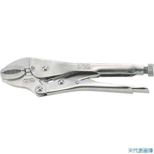 オレンジブック トラスコ中山　TRUSCOトップ工業(TOP) バイスプライヤ 125mm 〔品番:VP125〕[ 注番:7235330]特長●挟む・固定する・回す・切る作業を兼ね備えた多機能プライヤです。●挟む強度は柄部のねじで調節するこ...