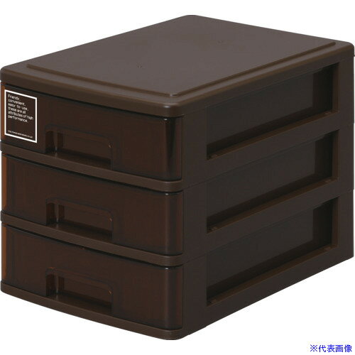 オレンジブック トラスコ中山　TRUSCOSANKO pla 多段収納ボックス 431585 シルキー 503 ブラウン 182×265×190 〔品番:431585〕[ 注番:7237040]特長●A5用紙がぴったり入る多段収納ボックスで...