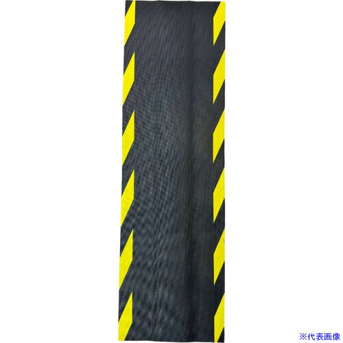 オレンジブック トラスコ中山　TRUSCOアラオ ケーブル保護マット ケーブルマット 〔品番:AR1529〕[ 注番:7314803]特長●両端部が黄黒のトラ柄で視認性も抜群です。●耐油性、対候性、耐摩耗性に優れています。●裏面がシボ加工の...