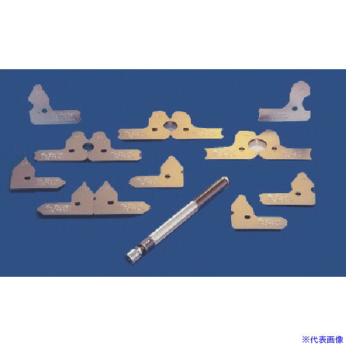 オレンジブック トラスコ中山　TRUSCOフジ ラジアスゲ−ジL型 測定サイズ 0.2〜2.0 19枚 〔品番:L300M2〕[ 注番:7322682]特長●円溝の凸凹、角溝の凸凹があるためワークの形状を問わずに使用可能です。用途●測定に。...