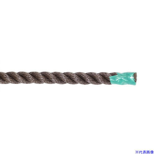 オレンジブック トラスコ中山　TRUSCO大研 ポリエチレンロープ こげ茶 12mm 〔品番:OPER12DB〕[ 注番:7340039]特長●強度が高く、軽量で水にも強いロープです。用途●杭と組み合わせてロープ柵に。仕様●色：こげ茶●線径...