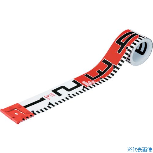 オレンジブック トラスコ中山　TRUSCOMYZOX フォトロッド 60mm幅/3m＜PHR60−3P＞ 〔品番:PHR603P〕[ 注番:7357915]特長●写真写りの良い目盛・数字です。●ガラス繊維のクロス張り芯材で、引っ張りや裂けに...
