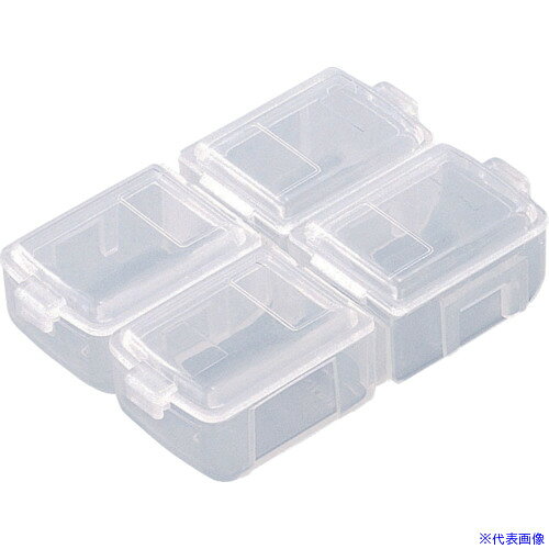 オレンジブック トラスコ中山　TRUSCOMEIHO プチケースS 〔品番:PCS〕[ 注番:7358849]特長●クリップ安全ピンなど小物文具ホビーパーツの収納に最適です。●ピルケースとしても使用可能です。用途●工具箱やキャビネットの中の...