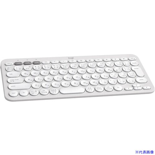オレンジブック トラスコ中山　TRUSCOLogicool キーボード PEBBLE KEYS 2 K380S オフホワイト 〔品番:K380SOW〕[ 注番:7401730]特長●Bluetooth接続キーボード、Win Mac IOSな...