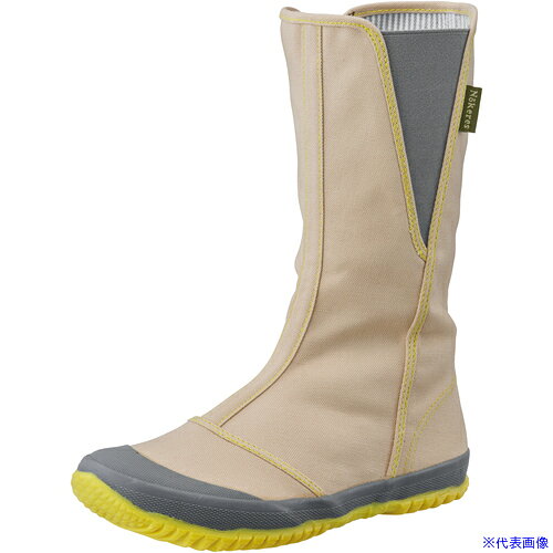 オレンジブック トラスコ中山　TRUSCO福山ゴム 婦人作業靴 ファスナー付 ノーカーズ NK−10 ベージュ 23.5cm 〔品番:NKS10BE235〕[ 注番:7412571]特長●内側ファスナー付で脱ぎ履き楽々、軽量仕様で疲れにくい...