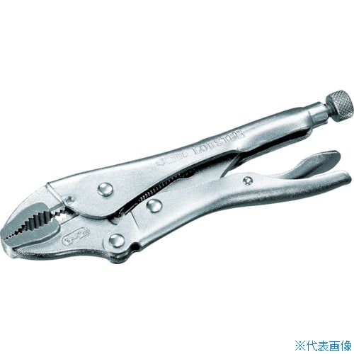 オレンジブック トラスコ中山　TRUSCOロブテックス バイスプライヤー カーブタイプ 216mm 〔品番:VM250〕[ 注番:7509243]特長●歯部はパイプなどの丸物のクランプに最適なカーブタイプです。●カーブ形状の歯部は、パイプ等...