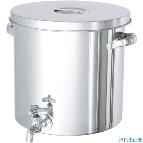 オレンジブック トラスコ中山　TRUSCOMONOVATE ステンレスタンク ストレート貯蔵用タンク(蛇口付) 15L 〔品番:STW27〕[ 注番:7516401]特長●内容物を排出できるように蛇口を取り付けています。仕様●容量(L)：1...