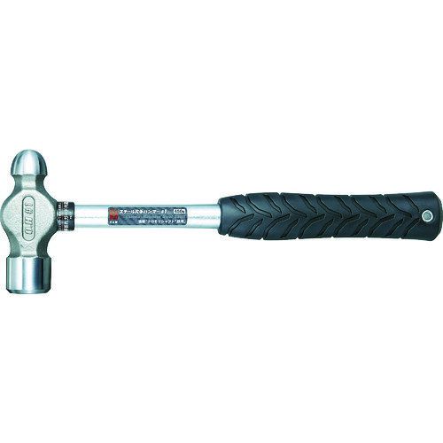 オレンジブック トラスコ中山　TRUSCOOH スチール片手ハンマー 1ポンド 〔品番:HK10SP〕[ 注番:7543131]特長●過酷な作業に適しています。●接続ワイヤーをパイプ柄のエッジによる切断から護るアルミ製スリーブ付です。●グリ...