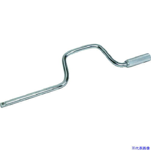 オレンジブック トラスコ中山　TRUSCOWILLIAMS スピーダーハンドル 3/8 全長457mm 〔品番:JHWB15〕[ 注番:7578369]特長●メッキ加工されたスピーダーハンドルはサビや劣化に強いです。●緻密に設計されたハンド...
