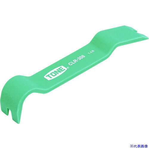 オレンジブック トラスコ中山　TRUSCOTONE 車輌整備用工具(内装関連) クリップリムーバー 全長190mm 面幅30mm 〔品番:CLR308〕[ 注番:7595654]特長●自動車の内装や、内装に使われる樹脂製クリップなどの取り外...