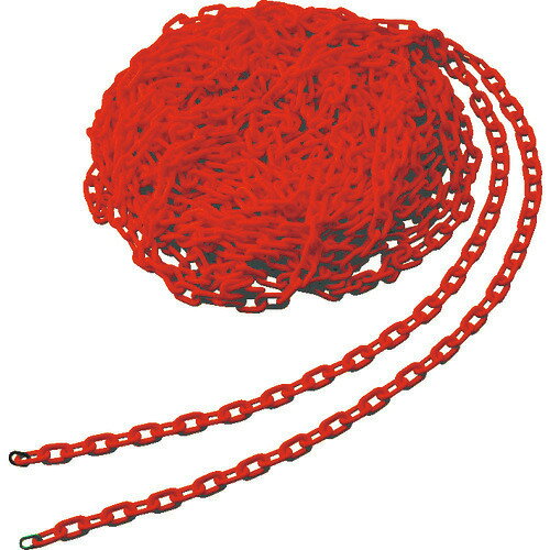 オレンジブック トラスコ中山　TRUSCOTRUSCO プラチェーン 6MMX30M レッド 〔品番:TPC6R〕[ 注番:7596791]特長●プラスチック製で軽量タイプのチェーンです。●使用場所に応じて必要な長さにカットできます。用途●...