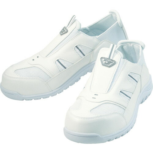 オレンジブック トラスコ中山　TRUSCOMARUGO クレオスプラス#810 ホワイト 25.5cm 〔品番:KOSP810WH255〕[ 注番:7600747]特長●かかとを踏んでもピッタリフィットします。●靴の脱ぎ履きの多い作業に最適...