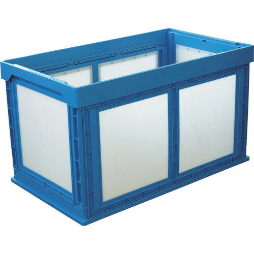 オレンジブック トラスコ中山　TRUSCOKUNIMORI プラスチック折畳みコンテナ パタコン N−180 ブルー 〔品番:50210N180B〕[ 注番:7605366]特長●底面補強リブ構造を採用し大量収納に適しています。●プラスチッ...