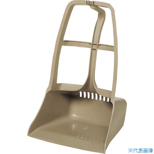 オレンジブック トラスコ中山　TRUSCOazuma 砂利分別十字チリトリ AZ625 〔品番:714412000〕[ 注番:7626045]特長●ふるうとスリットから砂や水を落とせます。●柄の直径1.9〜2.2cmのホーキを固定できます。...