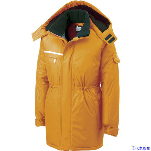 オレンジブック トラスコ中山　TRUSCOXEBEC 防水防寒コート581-82-3L オレンジ 〔品番:581823L〕[ 注番:7639422]特長●雨、風の侵入を防ぐ耐水性を備えながら、衣類内の湿気を外に逃がして汗冷えのない着用感をキ...