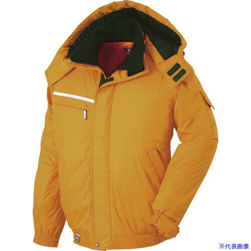 オレンジブック トラスコ中山　TRUSCOXEBEC 防水防寒ブルゾン 582−82−M オレンジ 〔品番:58282M〕[ 注番:7639538]特長●雨、風の侵入を防ぐ耐水性を備えながら、衣類内の湿気を外に逃がして汗冷えのない着用感をキ...