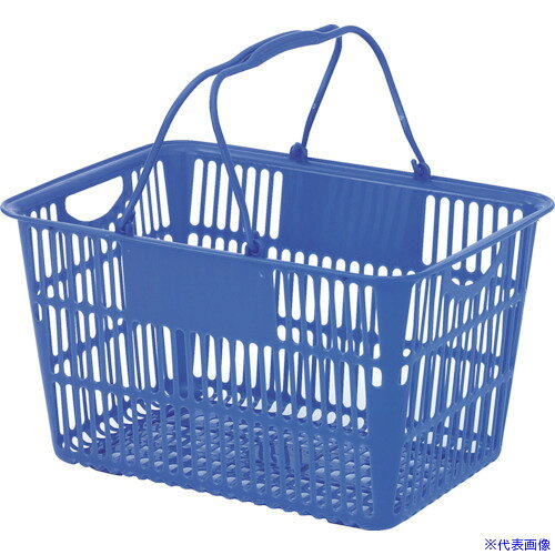 オレンジブック トラスコ中山　TRUSCO太幸 ショッピングバスケット U28 ブルー 28L 〔品番:U28BL〕[ 注番:7640544]特長●オール樹脂製で軽量かつ大変丈夫です。用途●ショッピングセンター。仕様●容量(L)：28●色：...