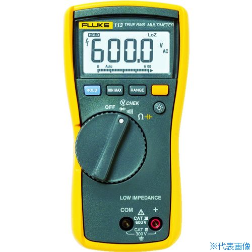 オレンジブック トラスコ中山　TRUSCOFLUKE ユーティリティー・マルチメーター 〔品番:113〕[ 注番:7657251]特長●最新の安全基準への準拠、バックライト、見やすい大型ディスプレイなどの特長を備えています。●True RM...