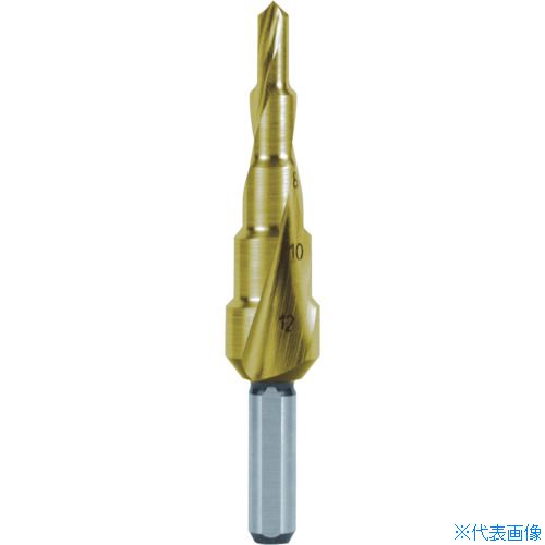 オレンジブック トラスコ中山　TRUSCORUKO 2枚刃スパイラルステップドリル 26.75mm チタン 〔品番:101055T〕[ 注番:7659784]特長●チタンコーティングにより耐熱性が高く、多様なワーク材質に対応可能です。●ノン...