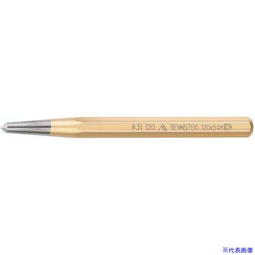 オレンジブック トラスコ中山　TRUSCORENNSTEIG センターポンチ 5X120mm 〔品番:4311200〕[ 注番:7663064]特長●高品質の鋼材を使用したセンターポンチです。●抜群の耐久性と高い作業性を発揮します。用途●鉄...