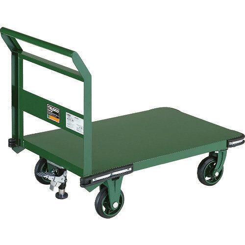 オレンジブック トラスコ中山　TRUSCOTRUSCO 鋼鉄製運搬車 900X600 Φ150鋳物車輪 Lストッパー付 〔品番:OH2SS〕[ 注番:7680775]特長●鋳物製キャスターの採用で鋼板製キャスターを採用した台車に比べてより過...