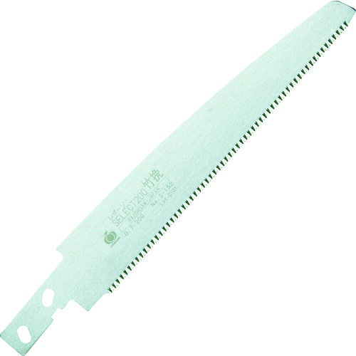 オレンジブック トラスコ中山　TRUSCORAZORSAW 園芸用鋸 レザーソーセレクト竹挽 替刃 刃長200mm 〔品番:S152〕[ 注番:7692129]特長●竹専用タイプです。竹林での伐採や竹材加工に使用できます。スムーズな切味と切...