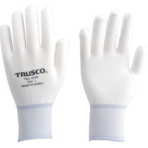 オレンジブック トラスコ中山　TRUSCOTRUSCO ナイロンインナー手袋(10双入) L 〔品番:TGL310010PL〕[ 注番:7700466]特長●防じんが必要な作業、高い触感が必要とされる作業に最適です。●長繊維を使用したシーム...