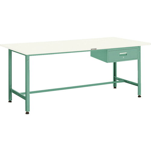 オレンジブック トラスコ中山　TRUSCOTRUSCO 軽荷重作業台(300kg)AE型 900X600XH740 1段引出付 ダークグレー色 〔品番:SAE0960F1DG〕[ 注番:7703023]特長●深めの引出しが付いており、ゆとり...