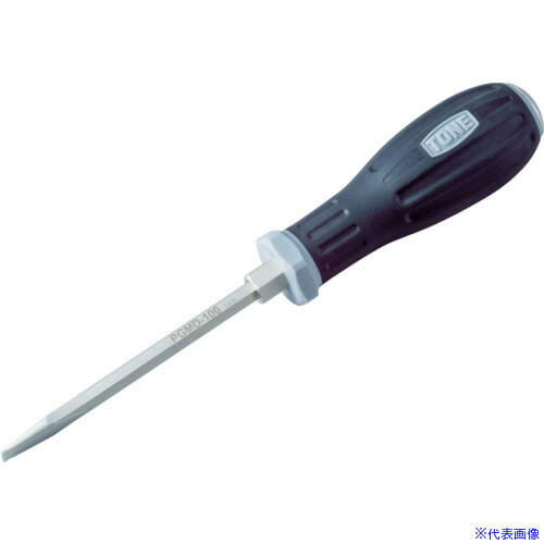 オレンジブック トラスコ中山　TRUSCOTONE パワーグリップドライバー(貫通) (−)0.8X5.5 〔品番:PGMD075〕[ 注番:7733526]特長●人間工学に基づき、握りやすさと回しやすさを追求しており、作業性が抜群です。●...