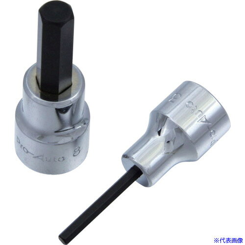 オレンジブック トラスコ中山　TRUSCOスエカゲ ヘックスビットソケット6mm 〔品番:1336106〕[ 注番:7740590]特長●差込角9.5ミリのラチェットハンドルやフレックスハンドルと組み合わせて使用します。用途●六角穴付きボル...