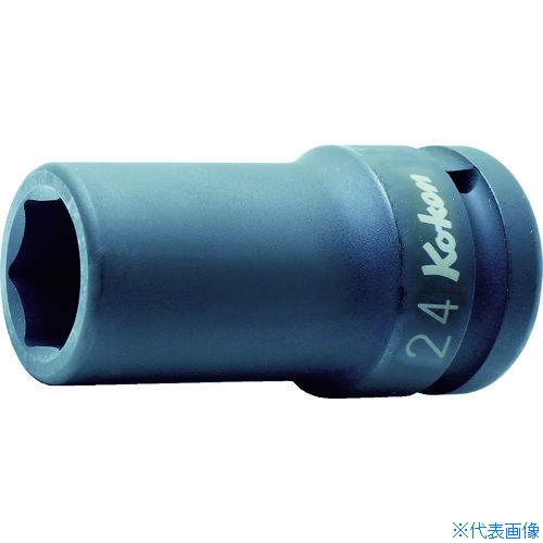 オレンジブック トラスコ中山　TRUSCOKo−ken 薄肉インパクトセミディープソケット 対辺24 差込角19.0全長75 〔品番:16301X24〕[ 注番:7773218]特長●ボルト／ナットに接する開口部(6角)はもちろんのこと、差...