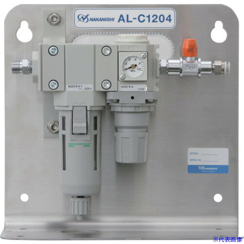オレンジブック トラスコ中山　TRUSCOナカニシ エアーラインキット(4504) 〔品番:ALC1204〕[ 注番:7804865]特長●電動モータスピンドルの冷却やエアーパージ用のクリーンなドライエアーを供給します。用途●レギュレータの...