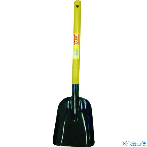 オレンジブック トラスコ中山　TRUSCO金象 十能 No3 〔品番:074032〕[ 注番:7807619]特長●溝等の清掃作業に便利なスチール製什能です。用途●溝の清掃作業。仕様●全長(mm)：520●先幅(mm)：140●頭部長さ(m...