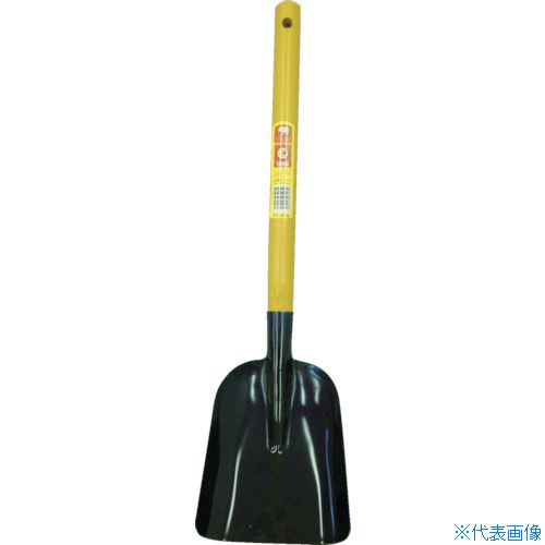 オレンジブック トラスコ中山　TRUSCO金象 十能 No5 〔品番:074056〕[ 注番:7807627]特長●溝等の清掃作業に便利なスチール製什能です。用途●溝の清掃作業。仕様●全長(mm)：570●先幅(mm)：160●頭部長さ(m...