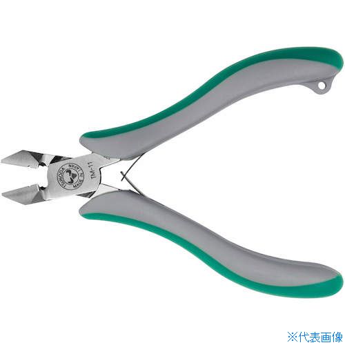 オレンジブック トラスコ中山　TRUSCOTTC 斜ニッパ Trinity 斜めニッパー 全長122mm 〔品番:TM11〕[ 注番:7852894]特長●より線の切断、皮むきができるのでモーター、コントローラーの電気系のチューニングに便利...