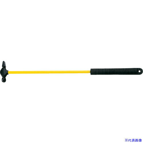 オレンジブック トラスコ中山　TRUSCODOGYU テストハンマー タル検ハンマー 450MM 〔品番:01625〕[ 注番:7854285]特長●グラスファイバー柄なので木柄より強靭です。●コンクリートやタイルの外壁などの検査に最適な形...