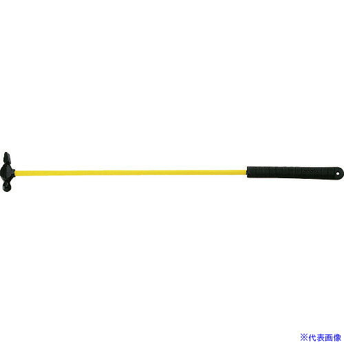 オレンジブック トラスコ中山　TRUSCODOGYU テストハンマー タル検ハンマー 600MM 〔品番:01628〕[ 注番:7854293]特長●グラスファイバー柄なので木柄より強靭です。●コンクリートやタイルの外壁などの検査に最適な形...