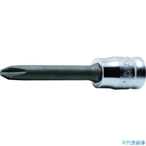 オレンジブック トラスコ中山　TRUSCOKo−ken 6.35mm差込 Z−EALプラスビットソケット全長50mmNo.2 〔品番:2000Z.502〕[ 注番:7862865]特長●狭い穴の中にあるプラスねじ対応の丸軸を採用しています。...