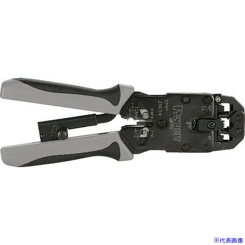 オレンジブック トラスコ中山　TRUSCOPANDUIT モジュラプラグ圧着工具 マルチタイプ 〔品番:MPT5E〕[ 注番:7868162]特長●Panduit社製RJ45モジュラプラグの他、標準のRJ11（4芯および6芯）の圧着成端が可...