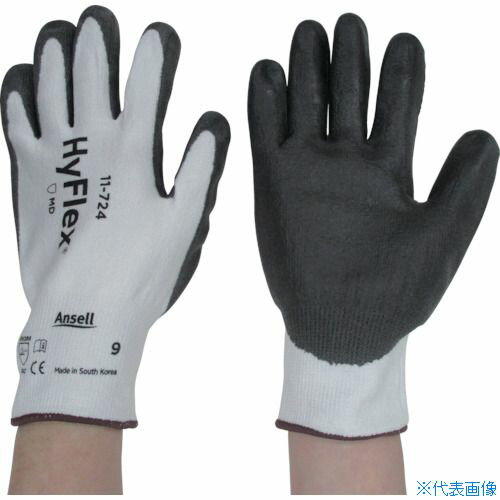 オレンジブック トラスコ中山　TRUSCOAnsell 耐切創手袋 ハイフレックス11−724 Lサイズ 〔品番:117249〕[ 注番:7870809]特長●INTERCEPT糸を採用することで、耐切創レベル3と軽量ライナーという特性を両...