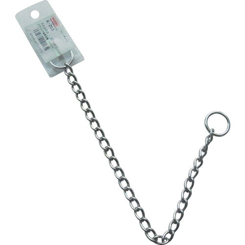 オレンジブック トラスコ中山　TRUSCOニッサチェイン フリーチェイン ステンレス2.0×300mm 〔品番:K203〕[ 注番:7886608]特長●切断済チェーンで両端に溶接リングが付いたタイプです。●ステンレス製で錆に強いです。用途...