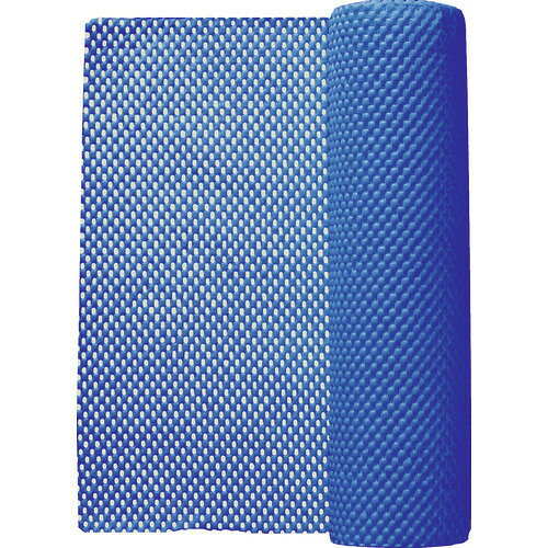 オレンジブック トラスコ中山　TRUSCOTRUSCO ノンスリップマット 600X2000mm 青 〔品番:TNSM60B〕[ 注番:7922353]特長●強い吸着力でズリ落ち、滑りを防ぎます。●ハサミでお好みのサイズにカットできます。●...