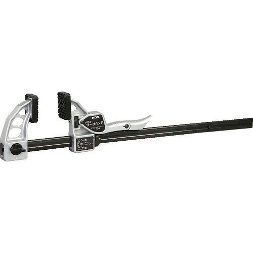 オレンジブック トラスコ中山　TRUSCOKDS バークランプ メタルワークベンチ600 〔品番:MWB600〕[ 注番:7956631]特長●締付け力調整スクリュー付です。●曲がりにくい堅牢な金属製バーです。●固定用金具で簡易バイスにも可...