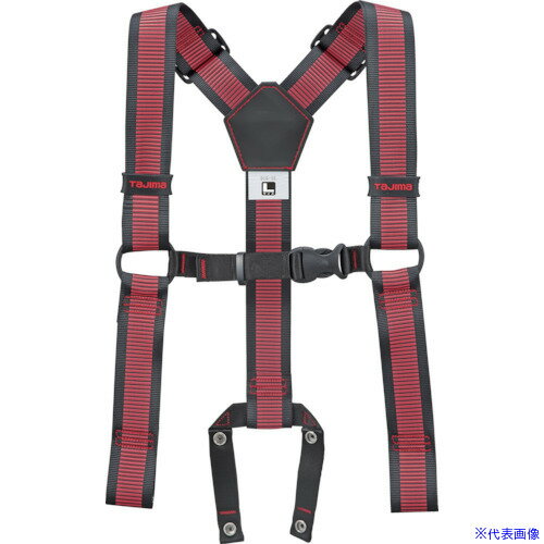 オレンジブック トラスコ中山　TRUSCOタジマ サスペンダーリミテッド ライン赤 Lサイズ 〔品番:YPLLLRE〕[ 注番:7969864]特長●体の動きになじむアクティブフィット構造です。●操作が簡単なサイズ調整部です。●胴当てベルト...