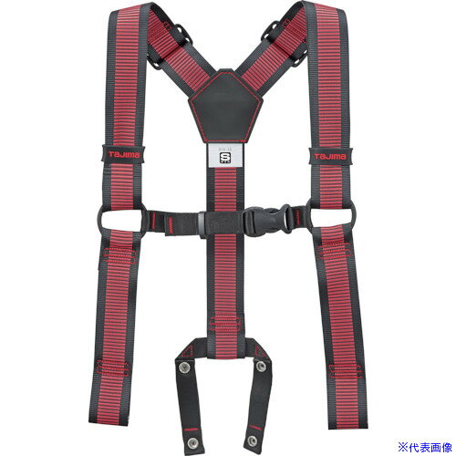オレンジブック トラスコ中山　TRUSCOタジマ サスペンダーリミテッド ライン赤 Sサイズ 〔品番:YPLSLRE〕[ 注番:7969902]特長●体の動きになじむアクティブフィット構造です。●操作が簡単なサイズ調整部です。●胴当てベルト...