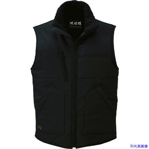 オレンジブック トラスコ中山　TRUSCOXEBEC 223 現場服 防寒ベスト M 黒 〔品番:22390M〕[ 注番:7996144]特長●見た目の格好良さと抜群の防寒性、過酷な環境でも快適な防寒服です。用途●現場作業用。仕様●色：ブラ...
