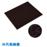 オレンジブック トラスコ中山　TRUSCOミヅシマ ノーマッドマットスタンダードクッション 900X1500mm 茶 (受注生産) ブラウン 〔品番:403035〕[ 注番:8020256]特長●糸状の塩化ビニールが細かいゴミまで取り除きま...