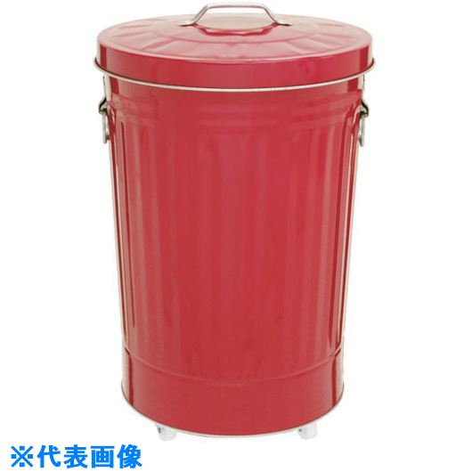 オレンジブック トラスコ中山　TRUSCOミヅシマ ダストBOX42C レッド 〔品番:3670431〕[ 注番:8020887]特長●リビングやキッチン、サニタリー等のあらゆる生活空間で使用可能な屑入れです●サビに強く耐久性に優れています...