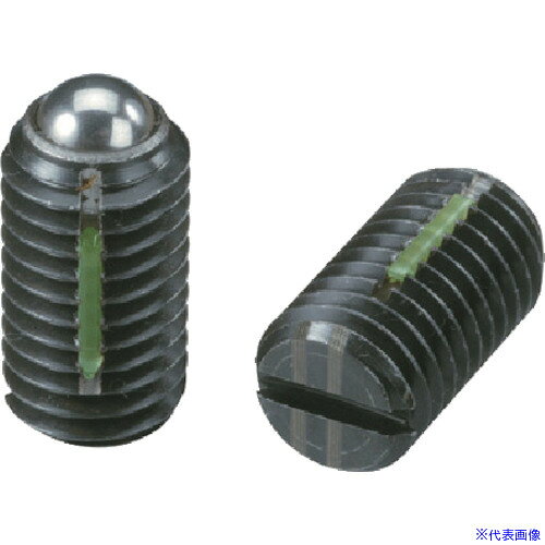 オレンジブック トラスコ中山　TRUSCOkipp ボールプランジャー ねじ径M12×1.75 〔品番:LBSTH12〕[ 注番:8057518]特長●ネジ部本体にスプリングを内蔵し、押し圧によってボールをストロークし位置決めします。●ロン...